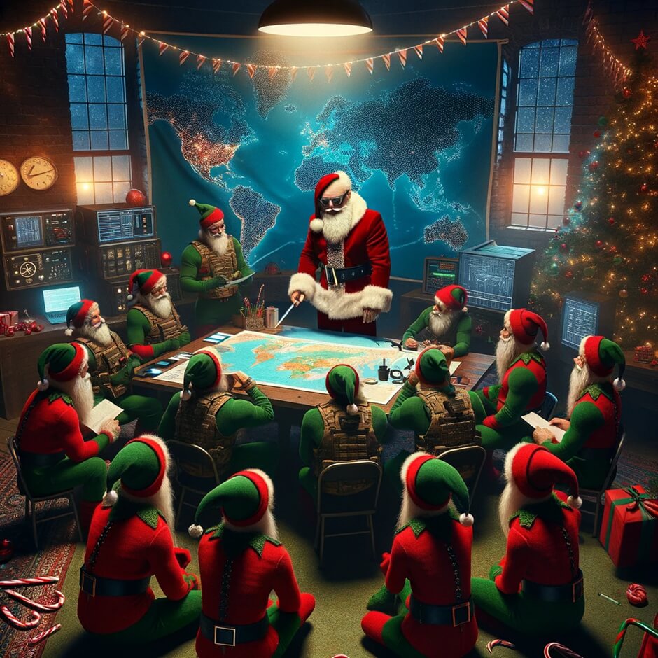 Christmas Eve Undercover: Santa's Close Protection Operation